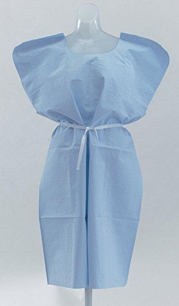 Graham Medical - Graham Medical Exam Gowns, TPT, 30" x 42", Blue, 50/cs ...