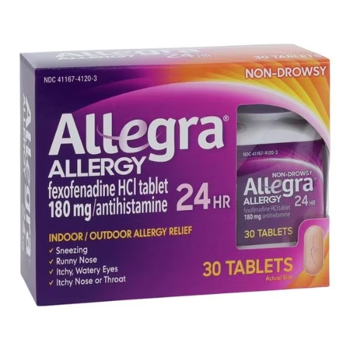 Sanofi - Allegra 24Hr Allergy Tabs 180mg 30/Pk #1358919